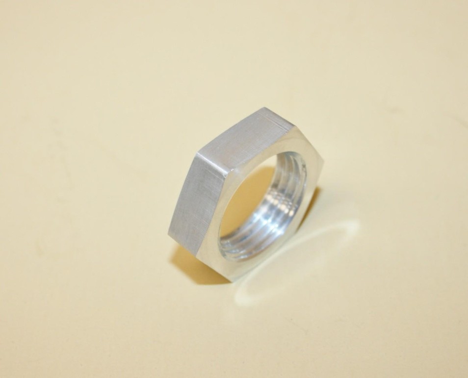 Oil Filter Mount Non-Bypass SBC/BBC Block Adpt. Lock Nut