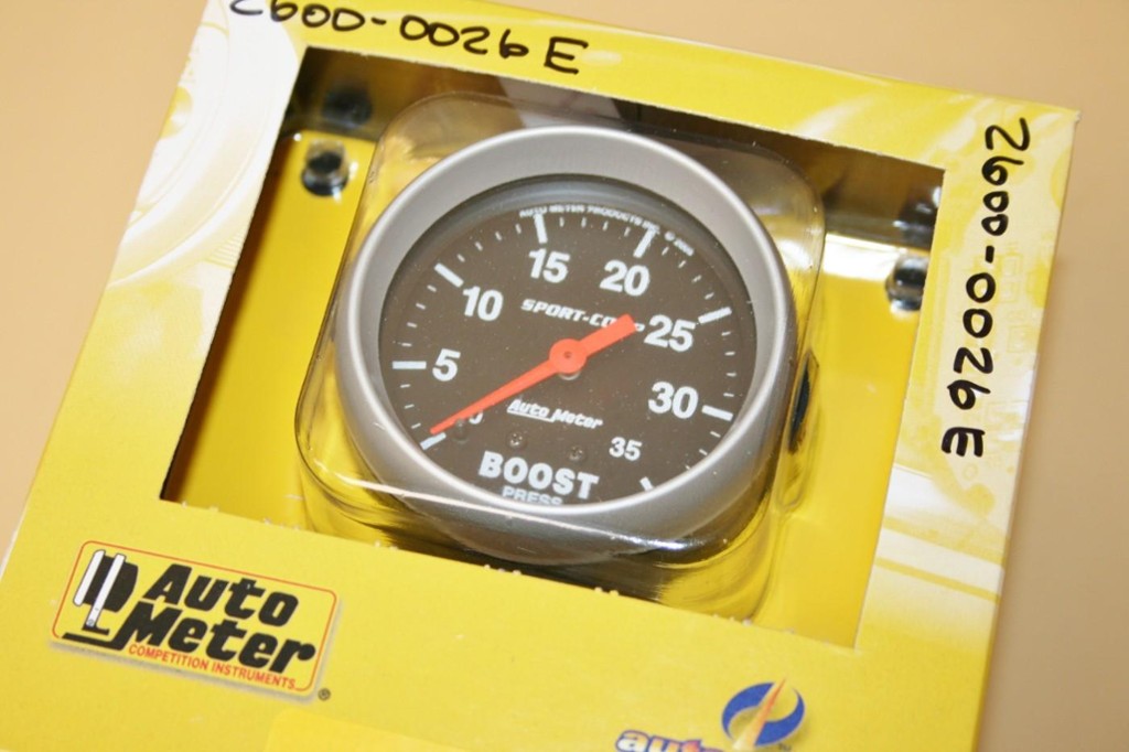 Auto Meter Sport Comp Blower Boost Gauge 2.625"