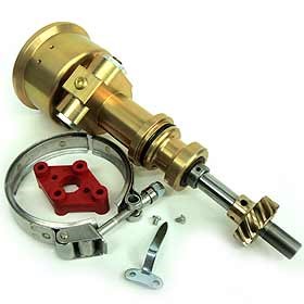 351W Straight Mag Drive Base W/Cable Driven Tach. FIE/Mallory/MSD