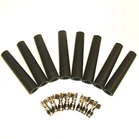 FIE/Mallory Spark Plug Boot/Terminal Kit Straight